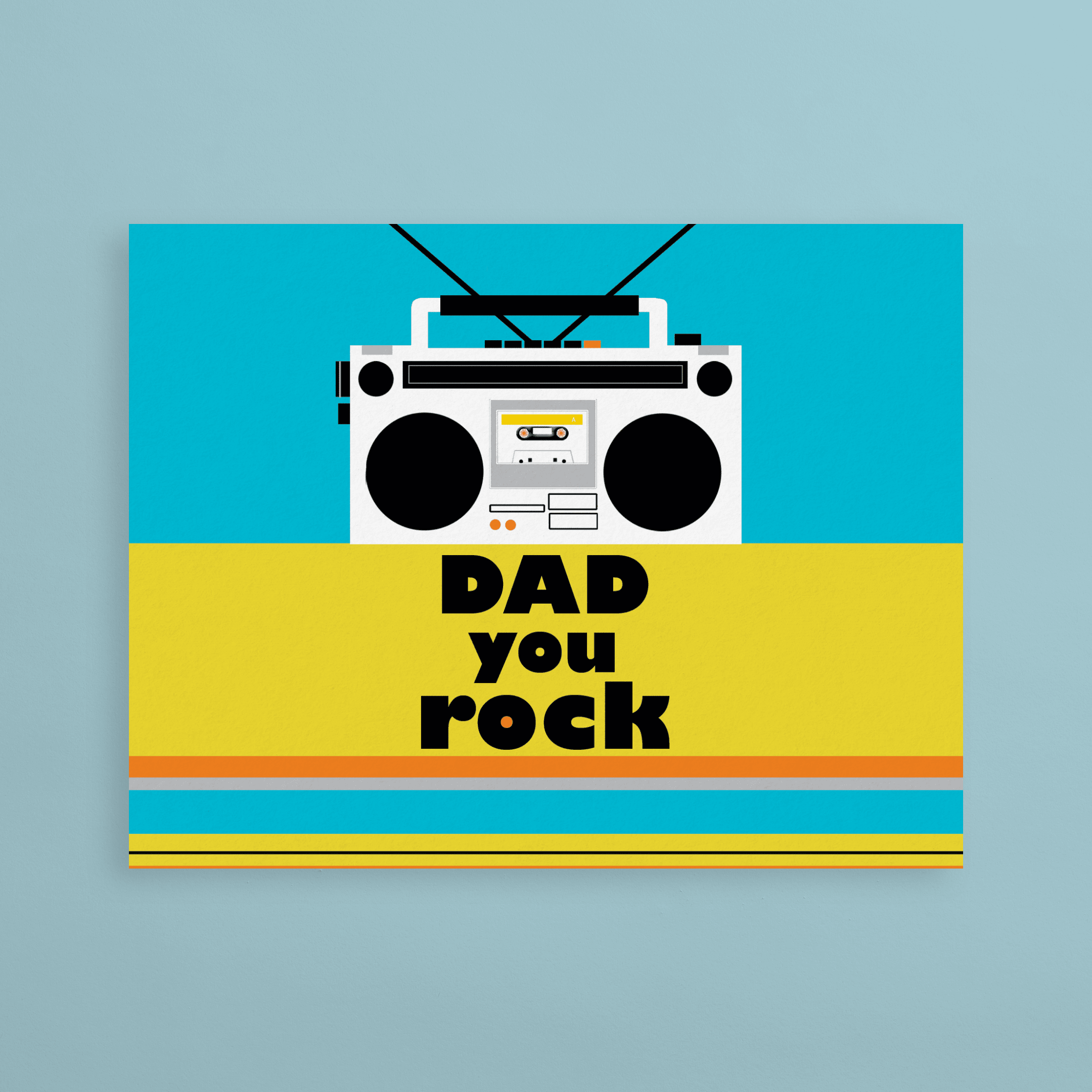 Boom box card store